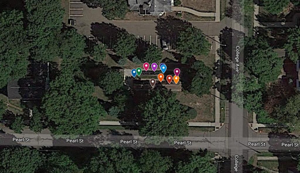 Dynamic Haiku Map – The College of Wooster Pollinator Plots